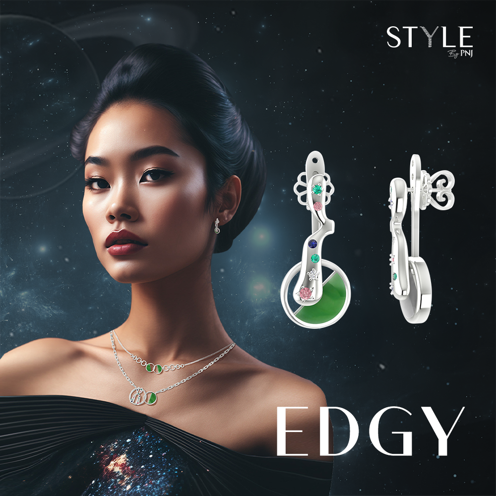 STYLE by PNJ ra mắt BST DNA Vol.3 với bộ ảnh AI chủ đề khám phá vũ trụ cá tính - PNJ Blog