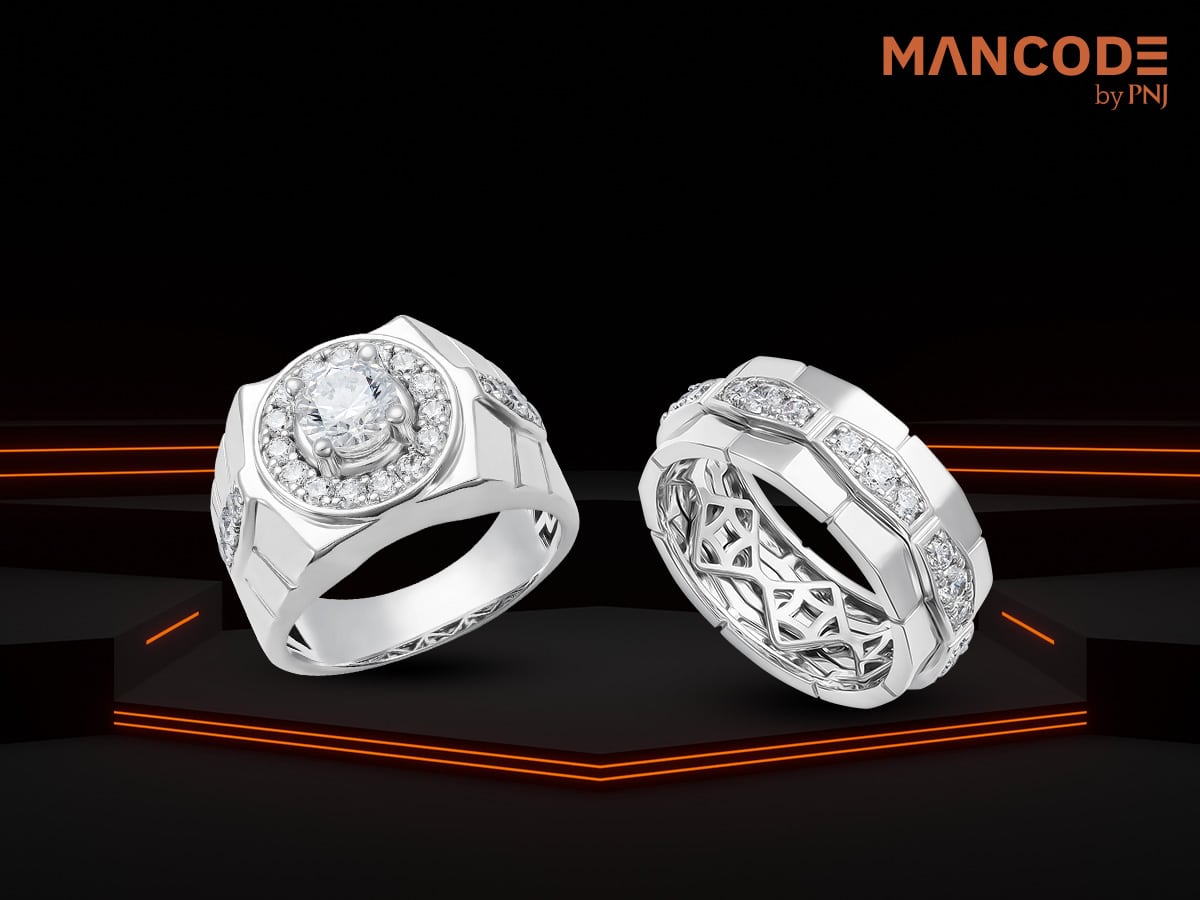 Khẳng định phong cách phái mạnh với 6 thiết kế nhẫn đính đá ECZ từ MANCODE by PNJ - PNJ Blog